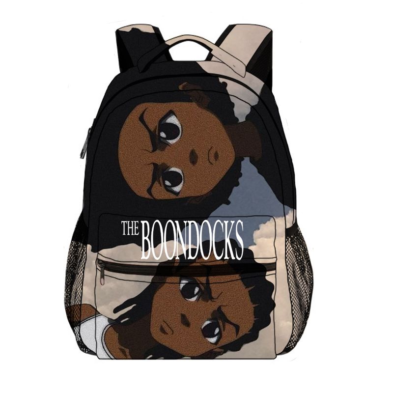 Boondocks Backpack, Huey Riley Uncle Ruckus, Adult Swim Tv Show Kids ...